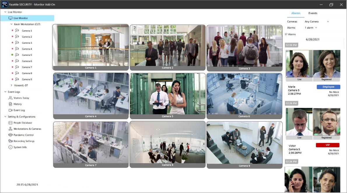 FaceMe® Security - Enabling Facial Recognition for Smart Surveillance ...